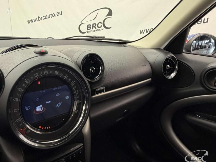 Blue MINI Countryman 2015 in Vilnius, with an engine capacity of 2.00 L and mileage of 126 thousand km for 9250 €, photo 28 on AUTOMOTO.COM.LV