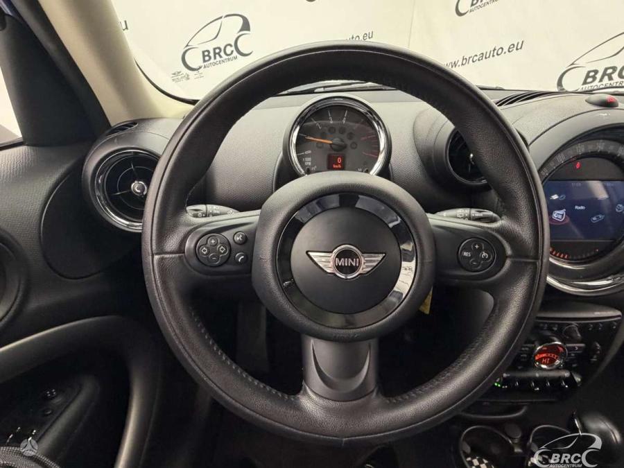 Blue MINI Countryman 2015 in Vilnius, with an engine capacity of 2.00 L and mileage of 126 thousand km for 9250 €, photo 29 on AUTOMOTO.COM.LV