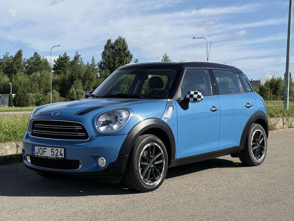 Blue MINI Countryman 2016 in Panevezys, with an engine capacity of 1.60 L and mileage of 51 thousand km for 12800 €, photo 2 on AUTOMOTO.COM.LV