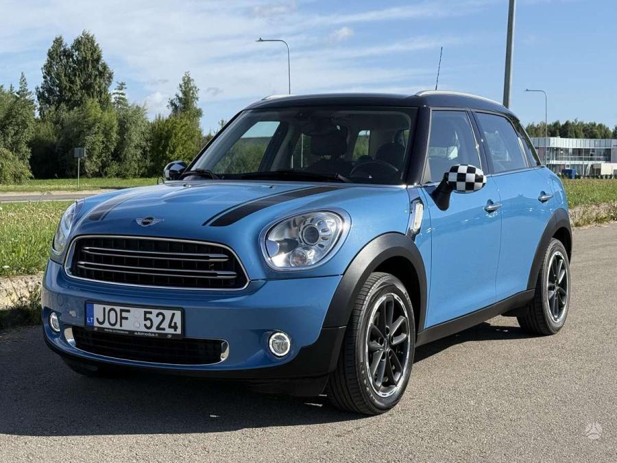 Blue MINI Countryman 2016 in Panevezys, with an engine capacity of 1.60 L and mileage of 51 thousand km for 12800 €, photo 4 on AUTOMOTO.COM.LV