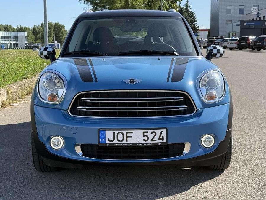 Blue MINI Countryman 2016 in Panevezys, with an engine capacity of 1.60 L and mileage of 51 thousand km for 12800 €, photo 6 on AUTOMOTO.COM.LV