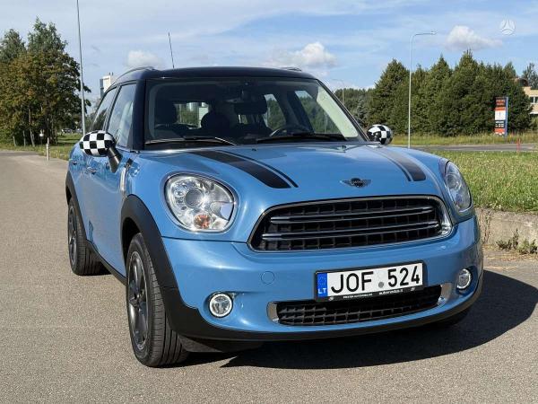 Blue MINI Countryman 2016 in Panevezys, with an engine capacity of 1.60 L and mileage of 51 thousand km for 12800 €, photo 6 on AUTOMOTO.COM.LV