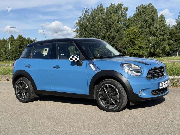Blue MINI Countryman 2016 in Panevezys, with an engine capacity of 1.60 L and mileage of 51 thousand km for 12800 €, photo 9 on AUTOMOTO.COM.LV