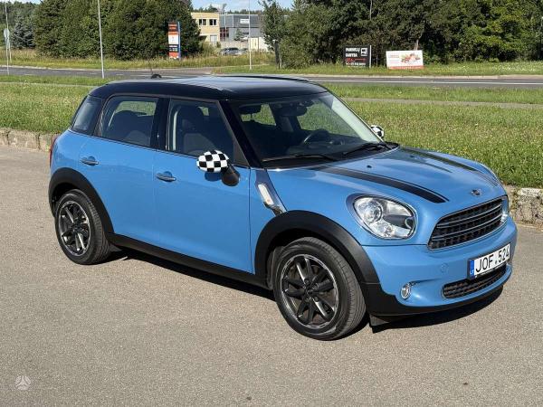 Blue MINI Countryman 2016 in Panevezys, with an engine capacity of 1.60 L and mileage of 51 thousand km for 12800 €, photo 10 on AUTOMOTO.COM.LV