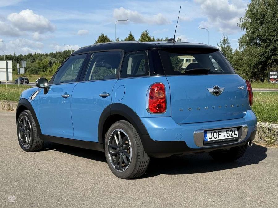 Blue MINI Countryman 2016 in Panevezys, with an engine capacity of 1.60 L and mileage of 51 thousand km for 12800 €, photo 15 on AUTOMOTO.COM.LV