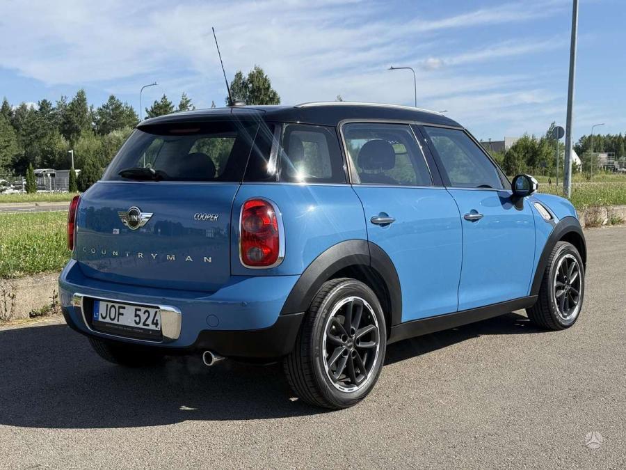 Blue MINI Countryman 2016 in Panevezys, with an engine capacity of 1.60 L and mileage of 51 thousand km for 12800 €, photo 20 on AUTOMOTO.COM.LV