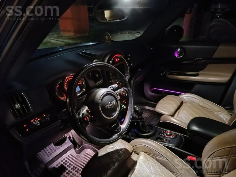 Blue MINI Countryman 2018 in Riga, with an engine capacity of 1.50 L and mileage of 146 thousand km for 16500 €, photo 13 on AUTOMOTO.COM.LV