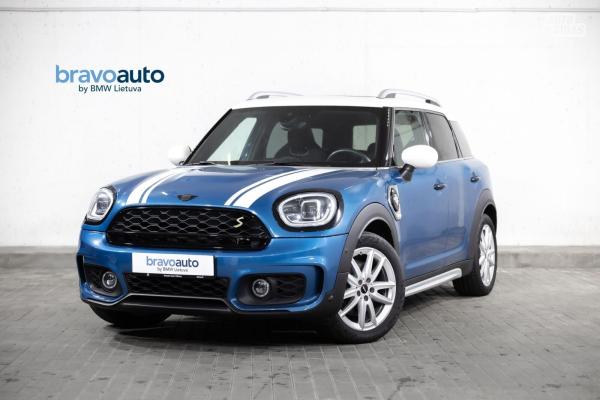 Blue MINI Countryman 2021 in Vilnius, with an engine capacity of 1.50 L and mileage of 101 thousand km for 28771 €, photo 1 on AUTOMOTO.COM.LV