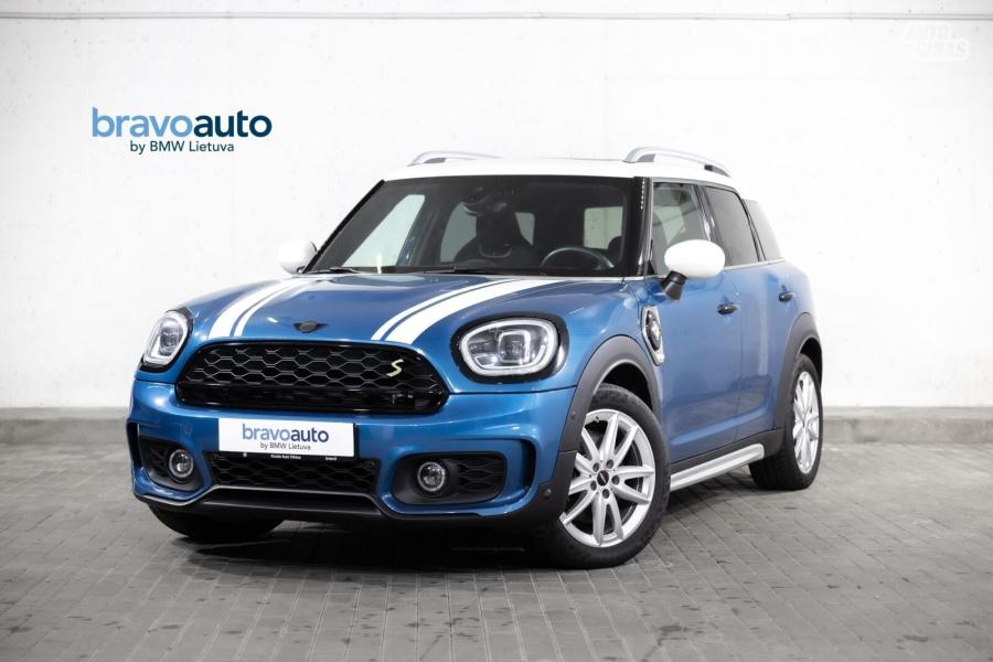 Blue MINI Countryman 2021 in Vilnius, with an engine capacity of 1.50 L and mileage of 101 thousand km for 28771 €, photo 1 on AUTOMOTO.COM.LV