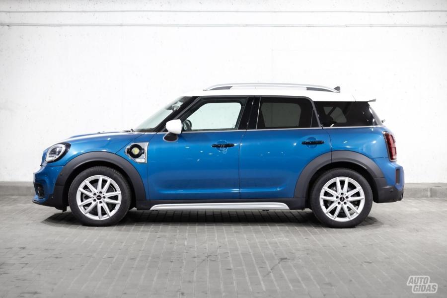 Blue MINI Countryman 2021 in Vilnius, with an engine capacity of 1.50 L and mileage of 101 thousand km for 27833 €, photo 4 on AUTOMOTO.COM.LV