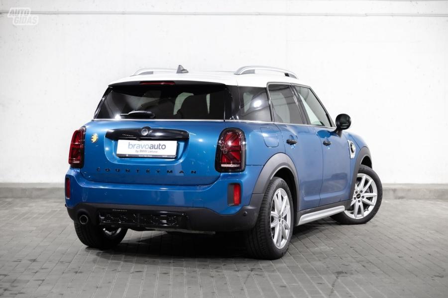 Blue MINI Countryman 2021 in Vilnius, with an engine capacity of 1.50 L and mileage of 101 thousand km for 27833 €, photo 8 on AUTOMOTO.COM.LV