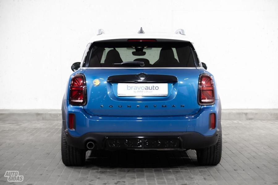 Blue MINI Countryman 2021 in Vilnius, with an engine capacity of 1.50 L and mileage of 101 thousand km for 27833 €, photo 9 on AUTOMOTO.COM.LV