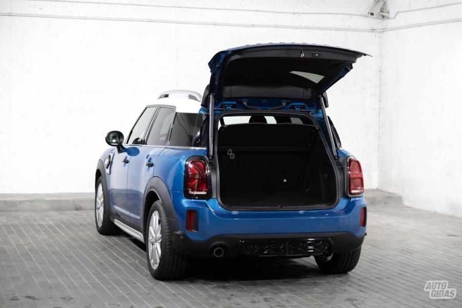 Blue MINI Countryman 2021 in Vilnius, with an engine capacity of 1.50 L and mileage of 101 thousand km for 27833 €, photo 30 on AUTOMOTO.COM.LV