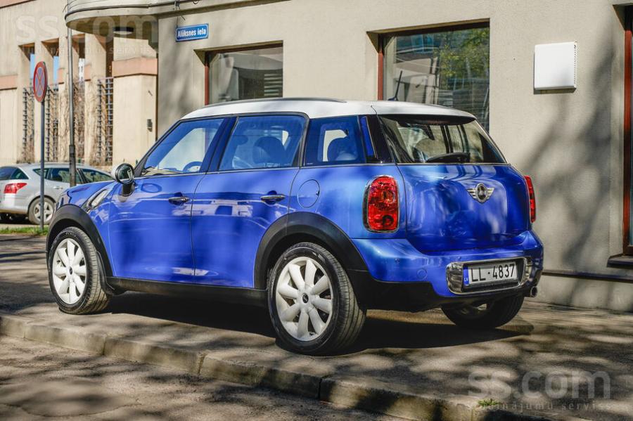 Zils MINI Countryman 2011 Rīga, ar dzinēja tilpumu 1.60 L un nobraukumu 0 tūkst. km par 5400 €, foto 5 vietnē AUTOMOTO.COM.LV