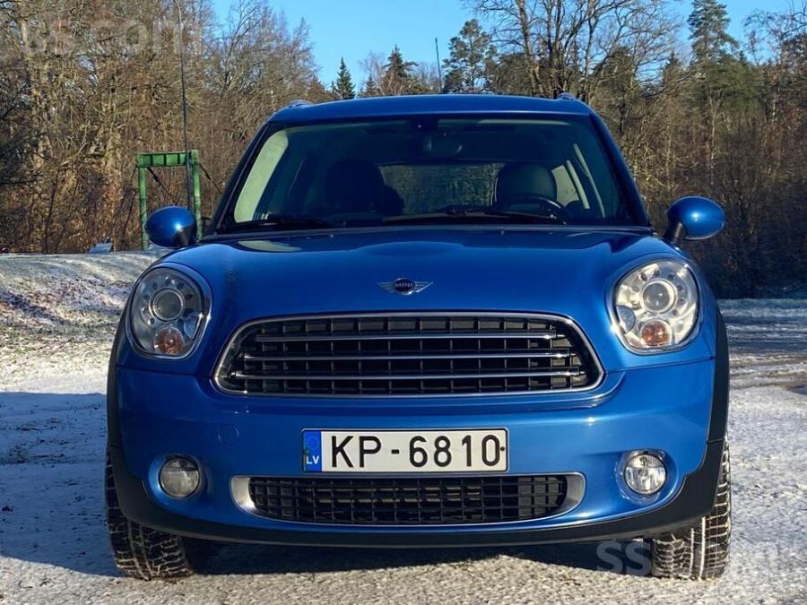 Blue MINI Countryman 2012 in Ogre, with an engine capacity of 1.60 L and mileage of 287 thousand km for 5900 €, photo 3 on AUTOMOTO.COM.LV