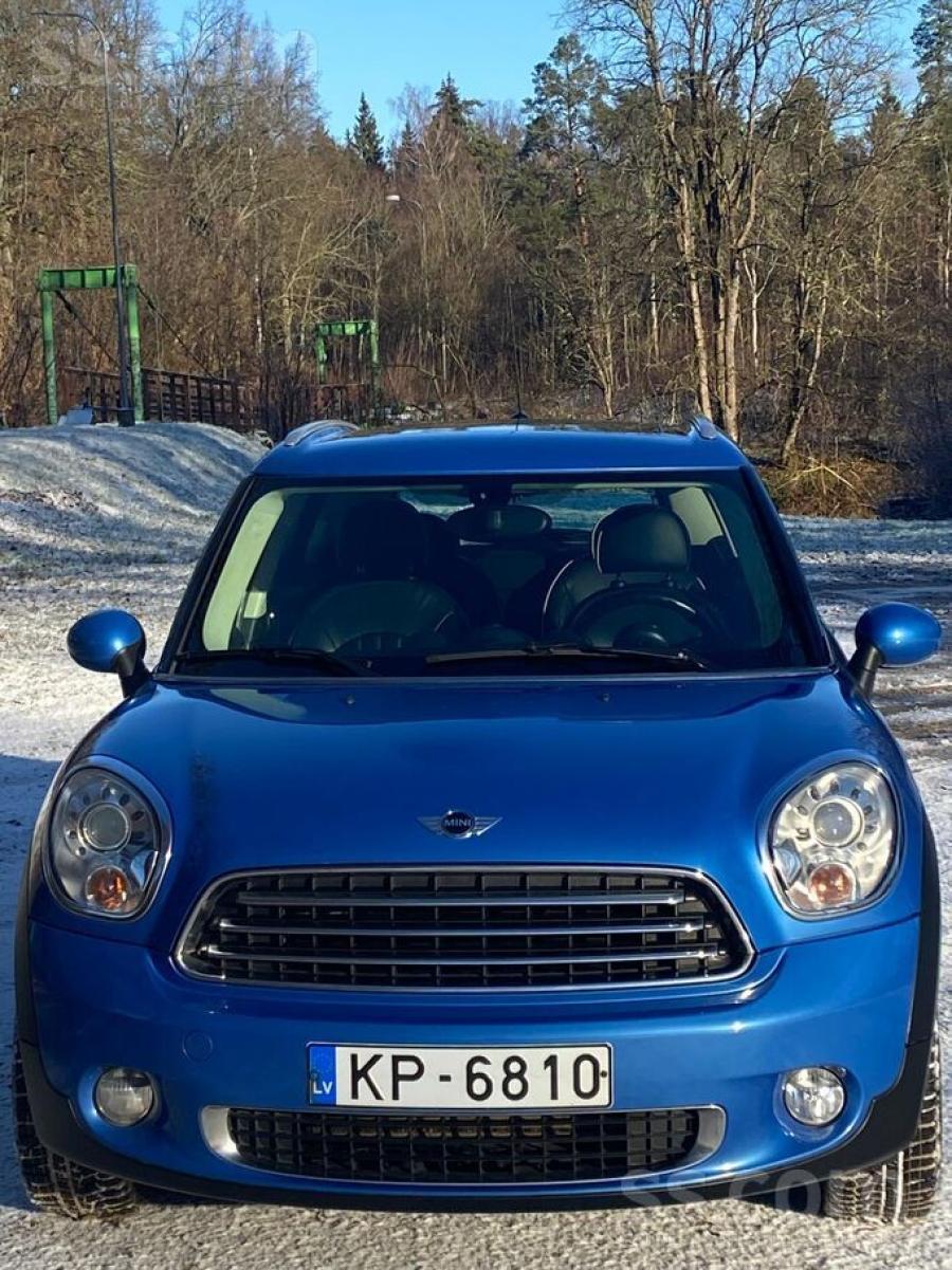 Blue MINI Countryman 2012 in Ogre, with an engine capacity of 1.60 L and mileage of 287 thousand km for 5900 €, photo 4 on AUTOMOTO.COM.LV