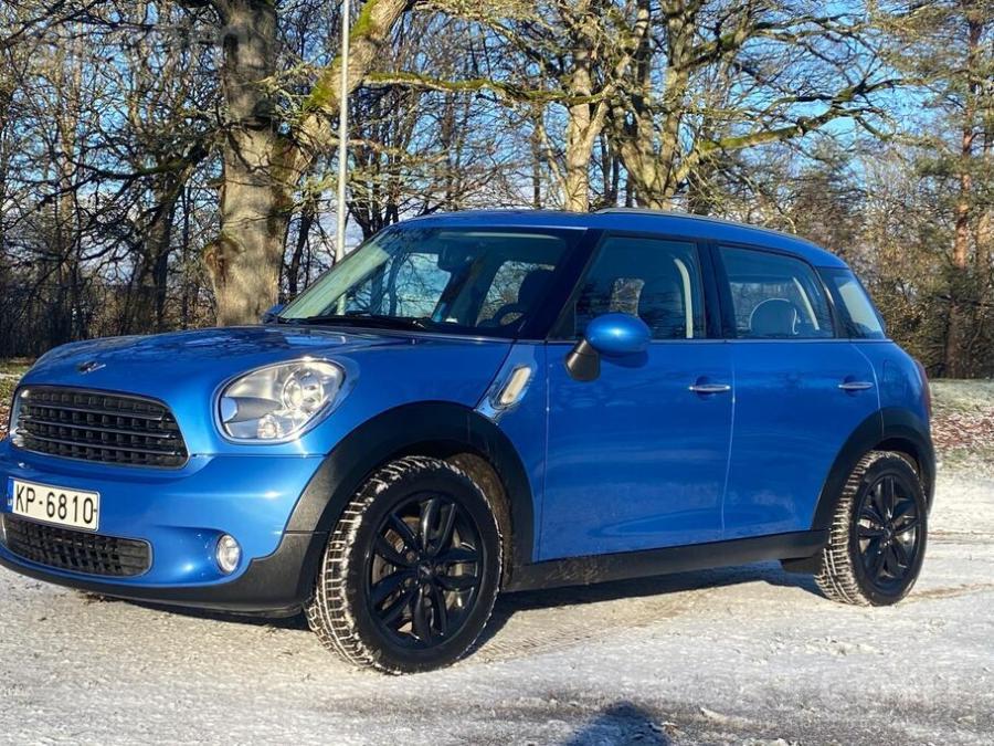 Blue MINI Countryman 2012 in Ogre, with an engine capacity of 1.60 L and mileage of 287 thousand km for 5900 €, photo 5 on AUTOMOTO.COM.LV