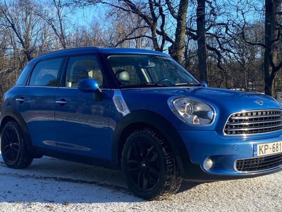Blue MINI Countryman 2012 in Ogre, with an engine capacity of 1.60 L and mileage of 287 thousand km for 5900 €, photo 16 on AUTOMOTO.COM.LV