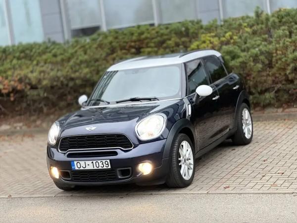 Blue MINI Countryman 2012 in Riga, with an engine capacity of 2.00 L and mileage of 221 thousand km for 7450 €, photo 1 on AUTOMOTO.COM.LV