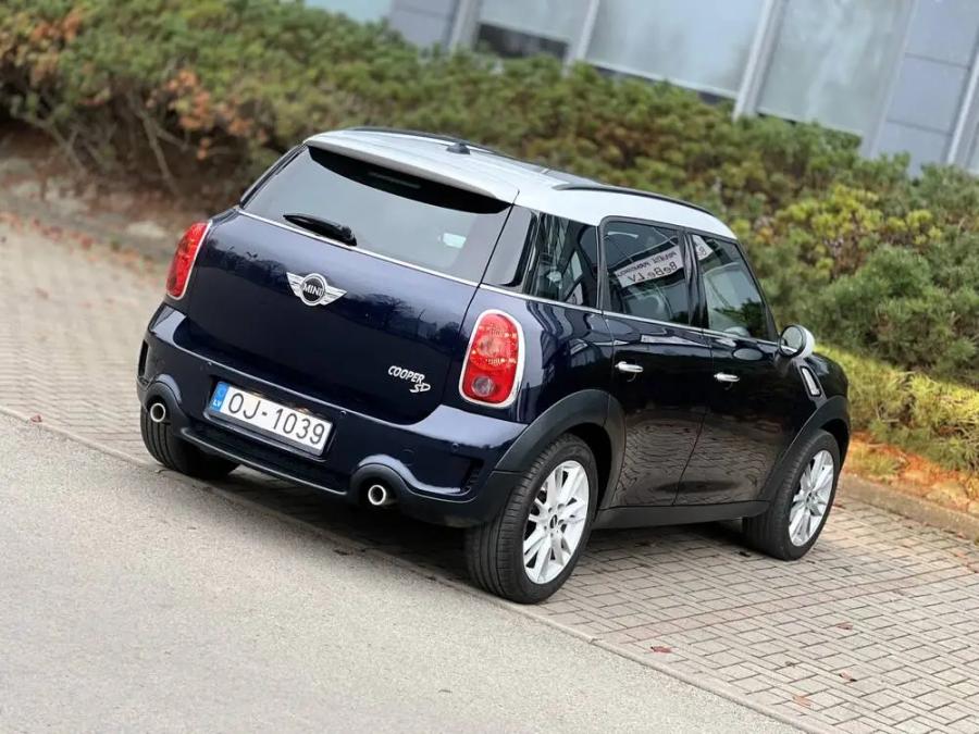 Blue MINI Countryman 2012 in Riga, with an engine capacity of 2.00 L and mileage of 221 thousand km for 7450 €, photo 9 on AUTOMOTO.COM.LV