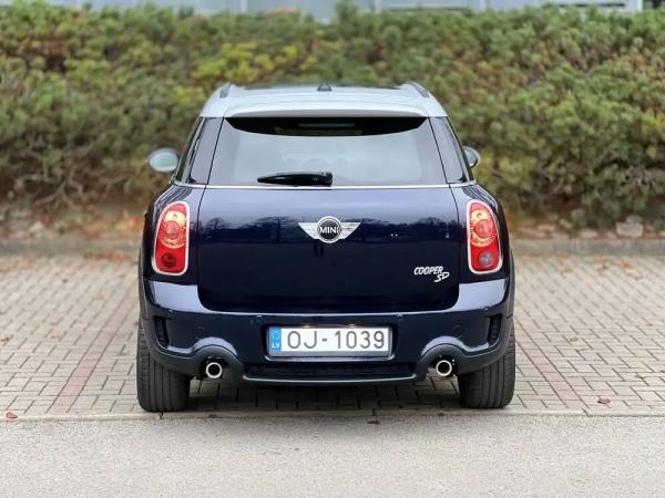 Blue MINI Countryman 2012 in Riga, with an engine capacity of 2.00 L and mileage of 221 thousand km for 7450 €, photo 9 on AUTOMOTO.COM.LV