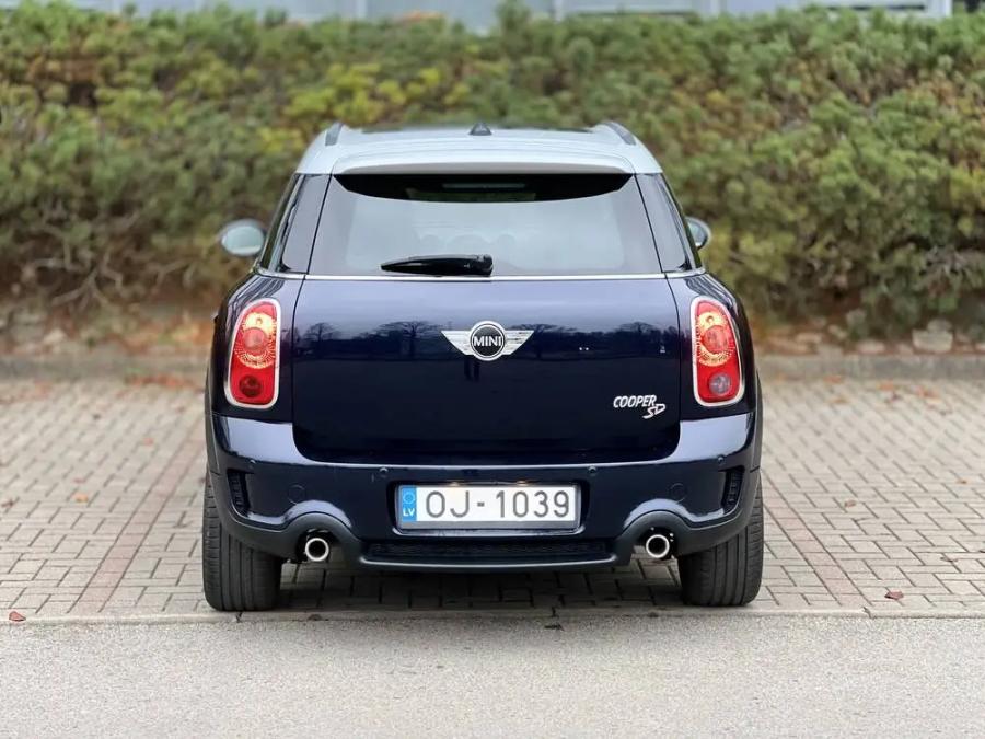 Blue MINI Countryman 2012 in Riga, with an engine capacity of 2.00 L and mileage of 221 thousand km for 7450 €, photo 10 on AUTOMOTO.COM.LV