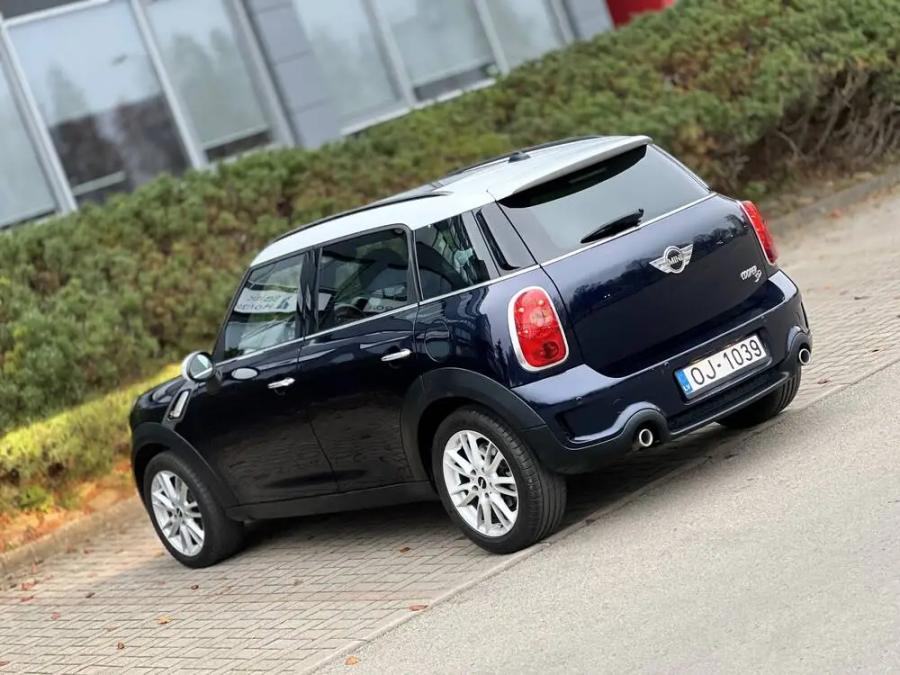 Blue MINI Countryman 2012 in Riga, with an engine capacity of 2.00 L and mileage of 221 thousand km for 7450 €, photo 11 on AUTOMOTO.COM.LV