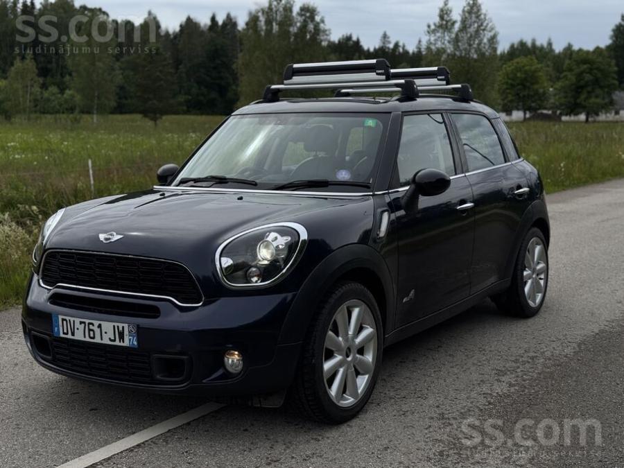 Blue MINI Countryman 2013 in Limbazi, with an engine capacity of 1.60 L and mileage of 137 thousand km for 4999 €, photo 1 on AUTOMOTO.COM.LV
