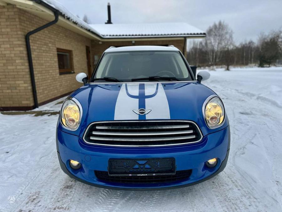 Blue MINI Countryman 2013 in Siauliai, with an engine capacity of 1.60 L and mileage of 196 thousand km for 5750 €, photo 3 on AUTOMOTO.COM.LV