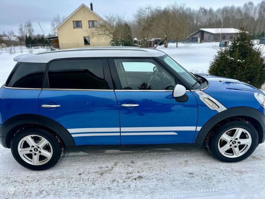 Blue MINI Countryman 2013 in Siauliai, with an engine capacity of 1.60 L and mileage of 196 thousand km for 5750 €, photo 5 on AUTOMOTO.COM.LV