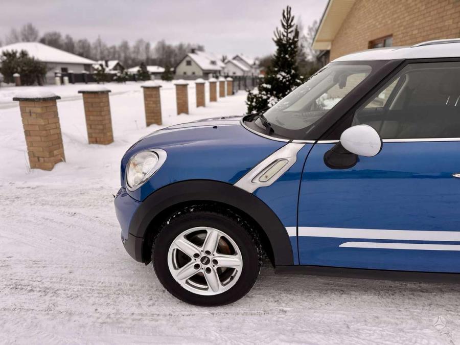 Blue MINI Countryman 2013 in Siauliai, with an engine capacity of 1.60 L and mileage of 196 thousand km for 5750 €, photo 12 on AUTOMOTO.COM.LV