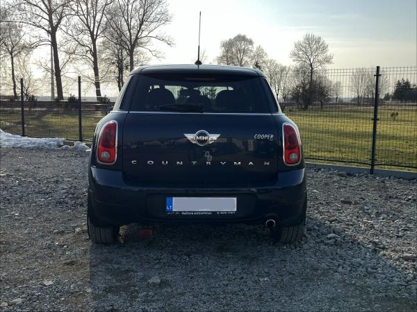 Blue MINI Countryman 2013 in Klaipeda, with an engine capacity of 1.60 L and mileage of 83 thousand km for 6850 €, photo 5 on AUTOMOTO.COM.LV