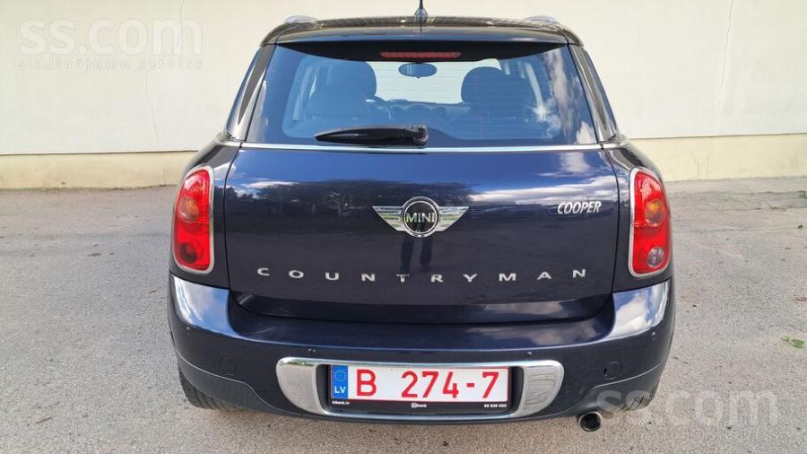 Zils MINI Countryman 2013 Ogre, ar dzinēja tilpumu 1.60 L un nobraukumu 194 tūkst. km par 6950 €, foto 8 vietnē AUTOMOTO.COM.LV