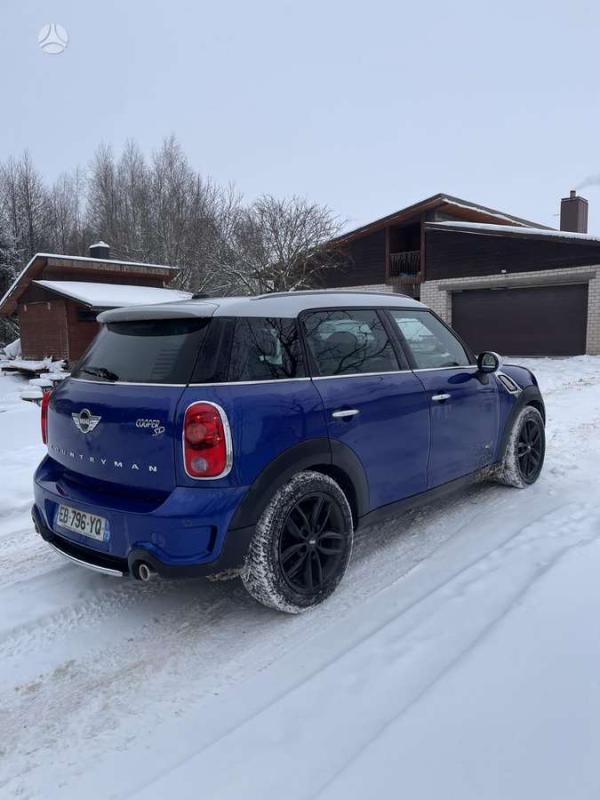 Blue MINI Countryman 2015 in Raseiniai, with an engine capacity of 2.00 L and mileage of 137 thousand km for 8900 €, photo 6 on AUTOMOTO.COM.LV