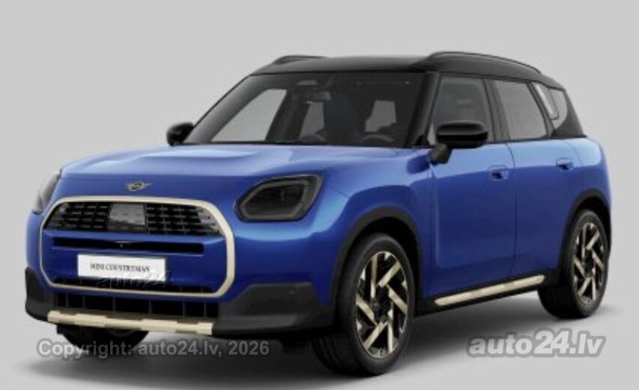 Blue MINI Countryman 2024 in Tallinn, with an engine capacity of 1.50 L and mileage of 32 thousand km for 36900 €, photo 1 on AUTOMOTO.COM.LV