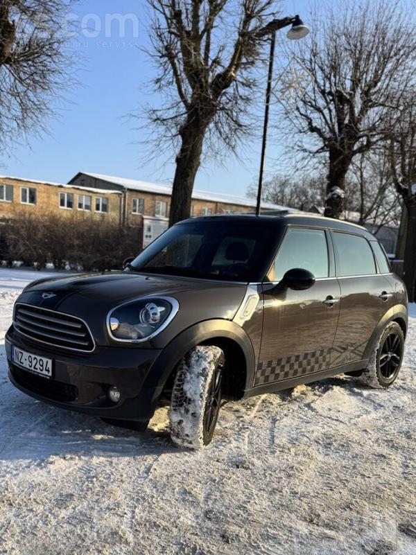 Brown MINI Countryman 2013 in Jelgava, with an engine capacity of 1.60 L and mileage of 78 thousand km for 8500 €, photo 1 on AUTOMOTO.COM.LV
