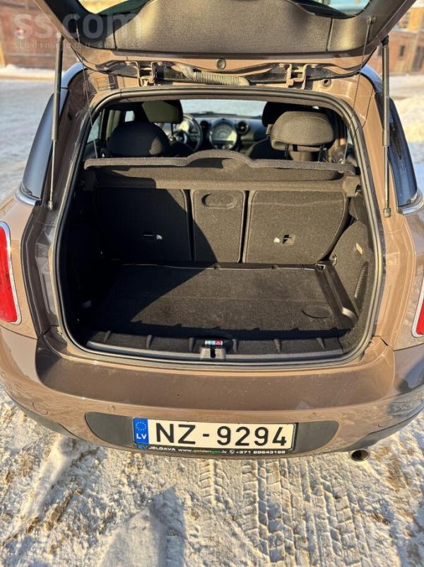 Brown MINI Countryman 2013 in Jelgava, with an engine capacity of 1.60 L and mileage of 78 thousand km for 8500 €, photo 7 on AUTOMOTO.COM.LV