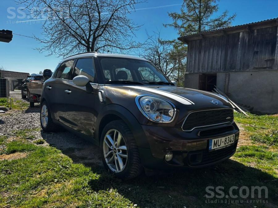 Brown MINI Countryman 2013 in Ventspils, with an engine capacity of 2.00 L and mileage of 171 thousand km for 7300 €, photo 1 on AUTOMOTO.COM.LV