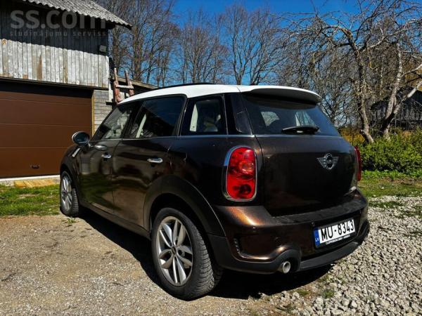 Brūns MINI Countryman 2013 Ventspils, ar dzinēja tilpumu 2.00 L un nobraukumu 171 tūkst. km par 7300 €, foto 3 vietnē AUTOMOTO.COM.LV