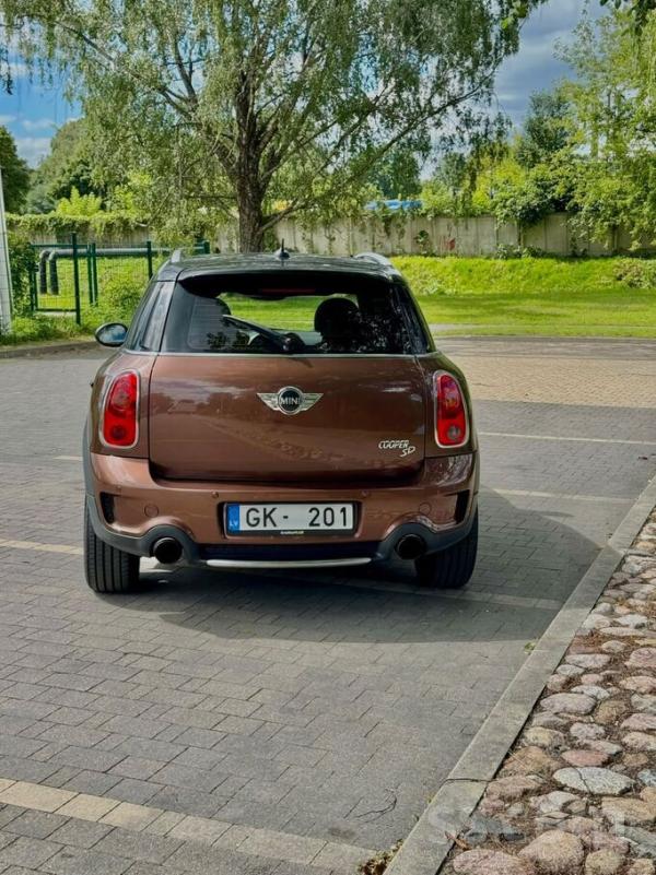 Brūns MINI Countryman 2013 Rīga, ar dzinēja tilpumu 2.00 L un nobraukumu 220 tūkst. km par 7495 €, foto 5 vietnē AUTOMOTO.COM.LV