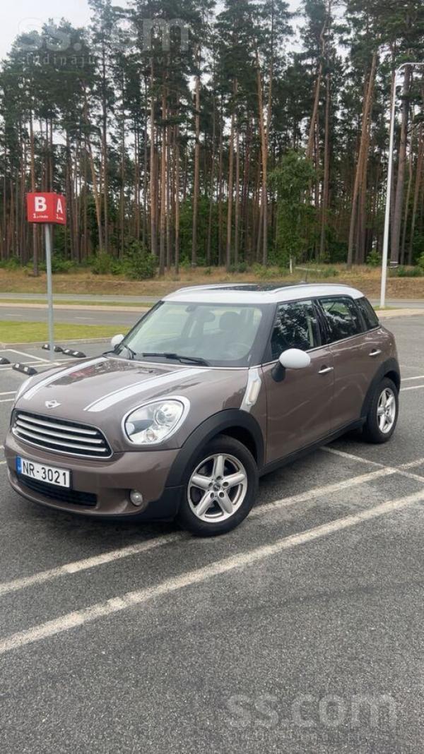 Brūns MINI Countryman 2010 Rīga, ar dzinēja tilpumu 1.60 L un nobraukumu 207 tūkst. km par 4200 €, foto 1 vietnē AUTOMOTO.COM.LV