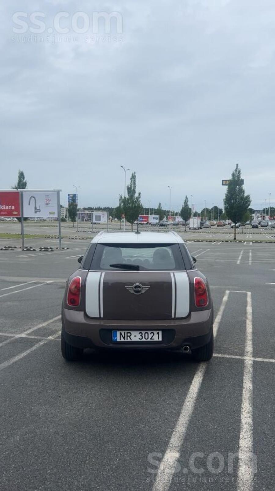 Brūns MINI Countryman 2010 Rīga, ar dzinēja tilpumu 1.60 L un nobraukumu 207 tūkst. km par 4200 €, foto 4 vietnē AUTOMOTO.COM.LV