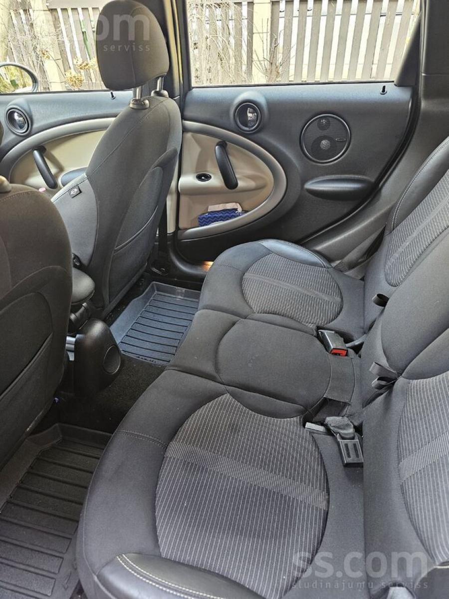 Brūns MINI Countryman 2012 Jūrmala, ar dzinēja tilpumu 1.60 L un nobraukumu 115 tūkst. km par 6800 €, foto 5 vietnē AUTOMOTO.COM.LV