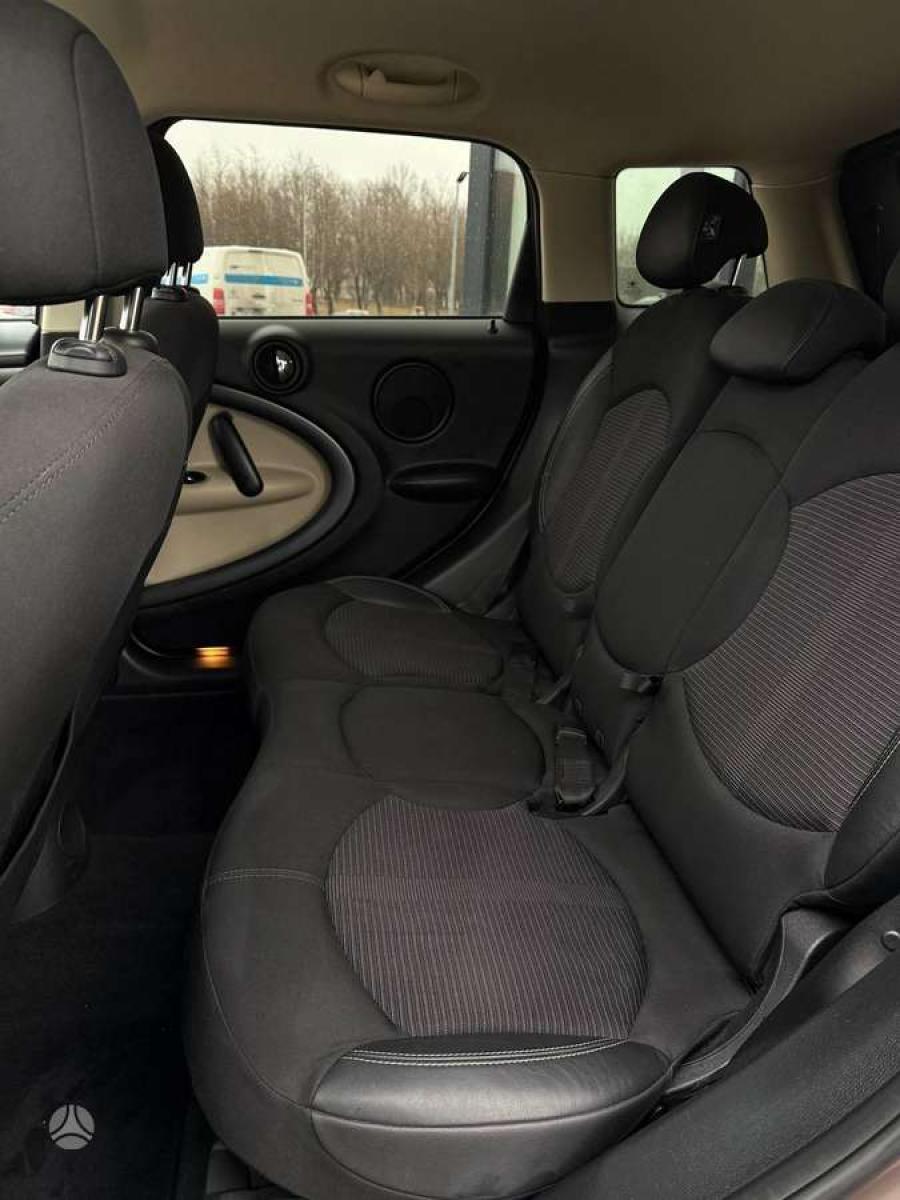 Brown MINI Countryman 2012 in Klaipeda, with an engine capacity of 1.60 L and mileage of 139 thousand km for 6550 €, photo 21 on AUTOMOTO.COM.LV