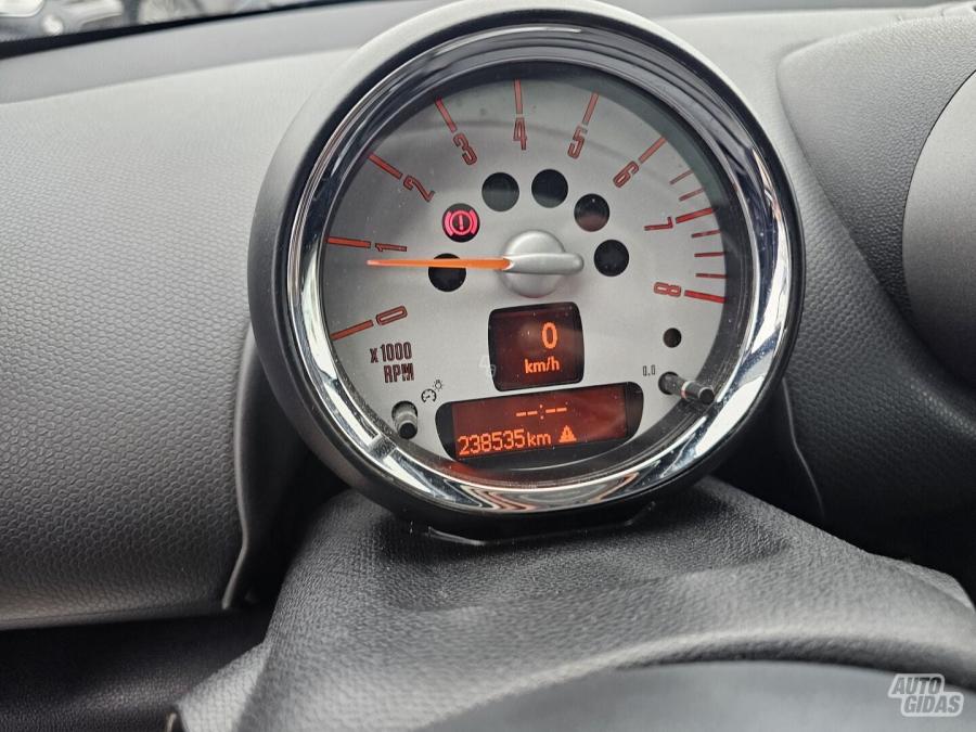 MINI Countryman 2012 Kauņa, ar dzinēja tilpumu 1.60 L un nobraukumu 230 tūkst. km par 3999 €, foto 5 vietnē AUTOMOTO.COM.LV