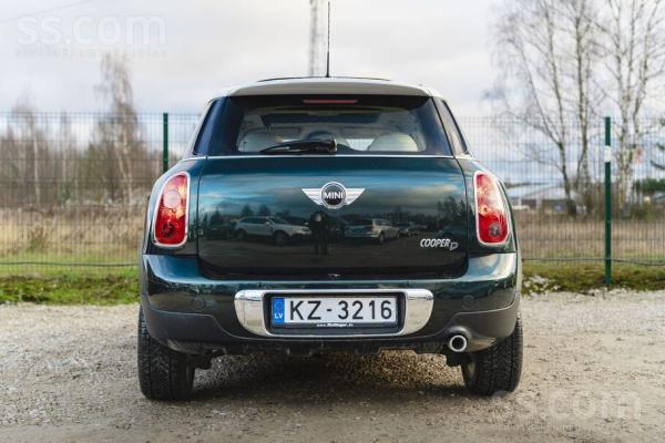 Zaļš MINI Countryman 2010 Rīga, ar dzinēja tilpumu 1.60 L un nobraukumu 192 tūkst. km par 6490 €, foto 5 vietnē AUTOMOTO.COM.LV