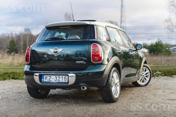 Zaļš MINI Countryman 2010 Rīga, ar dzinēja tilpumu 1.60 L un nobraukumu 192 tūkst. km par 6490 €, foto 6 vietnē AUTOMOTO.COM.LV