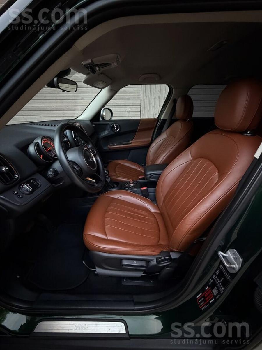 Green MINI Countryman 2018 in Jelgava, with an engine capacity of 1.50 L and mileage of 175 thousand km for 15500 €, photo 14 on AUTOMOTO.COM.LV