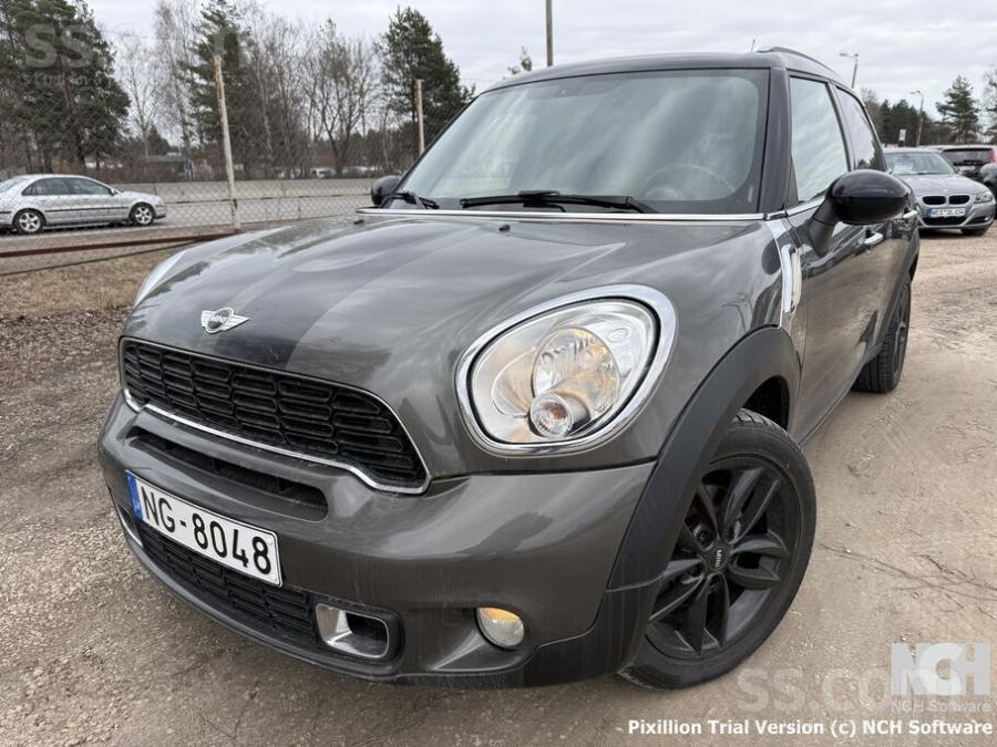 Pelēks MINI Countryman 2013 Rīga, ar dzinēja tilpumu 2.00 L un nobraukumu 209 tūkst. km par 5999 €, foto 1 vietnē AUTOMOTO.COM.LV