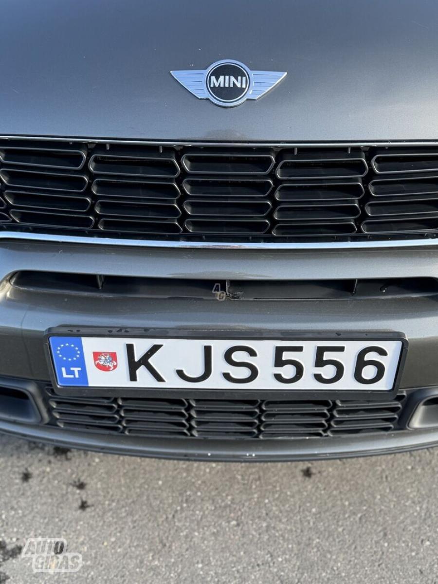 Pelēks MINI Countryman 2014 Viļņa, ar dzinēja tilpumu 1.60 L un nobraukumu 234 tūkst. km par 5000 €, foto 5 vietnē AUTOMOTO.COM.LV